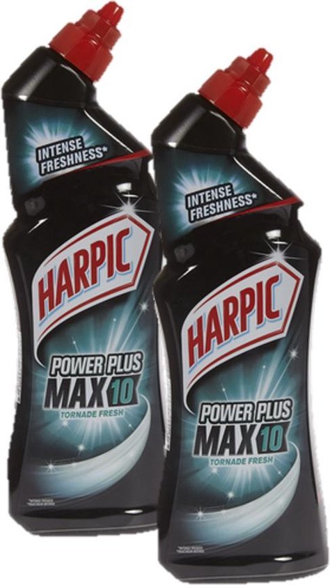 Harpic - Power Plus - Max 10 Tornade Fresh - Toiletreiniger - 2 x 750 ...