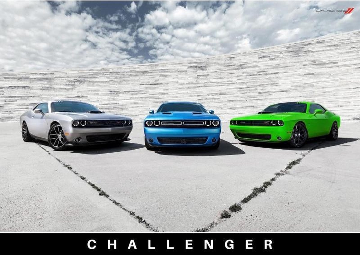 Dodge Challenger Poster | bol.com