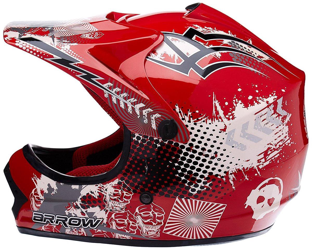 ARROW • RED • M • Crosshelm voor kinderen én volwassenen • Helm ...