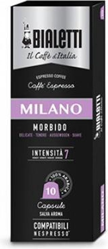 Bialetti Milano koffie capsules - 10 x 10 stuks | bol.com