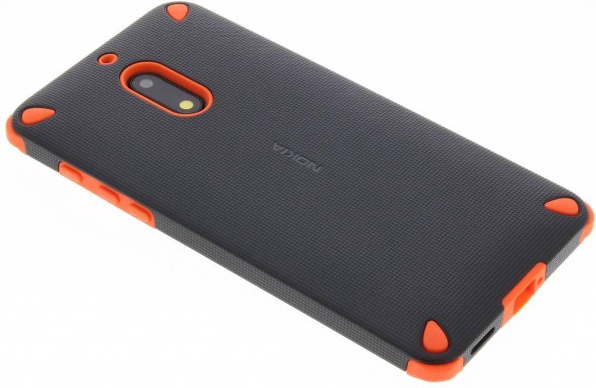 Nokia rugged impact back case - oranje - voor Nokia 6 | bol