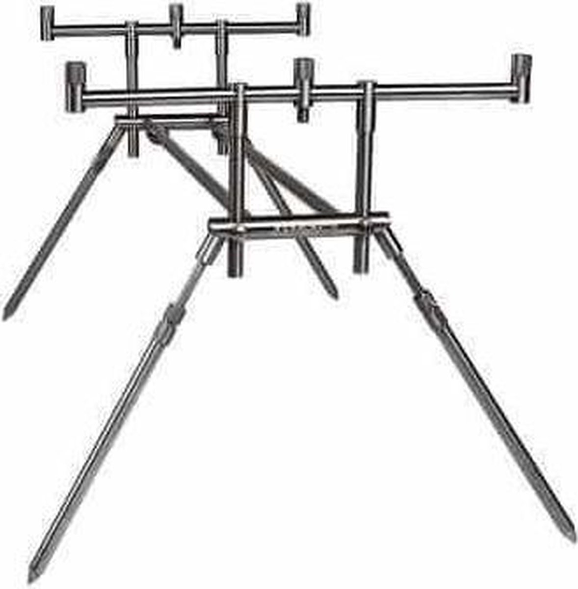 MAD COMPACT STAINLESS STEEL ROD POD | 3 RODS | bol.com