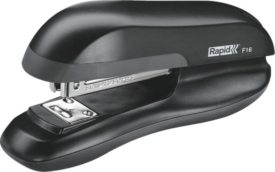 Rapid Nietmachine 16 - Halfstrip, ABS kunststof, TPE-rubber, zwart | bol