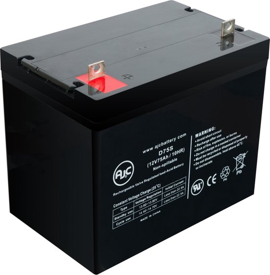 Universal Power Group UB12750 12V 75Ah Lood zuur vervangingsaccu | bol
