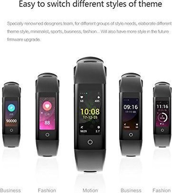 Smartwatch-Trends G16 - Activity tracker - Licht Blauw | bol.com