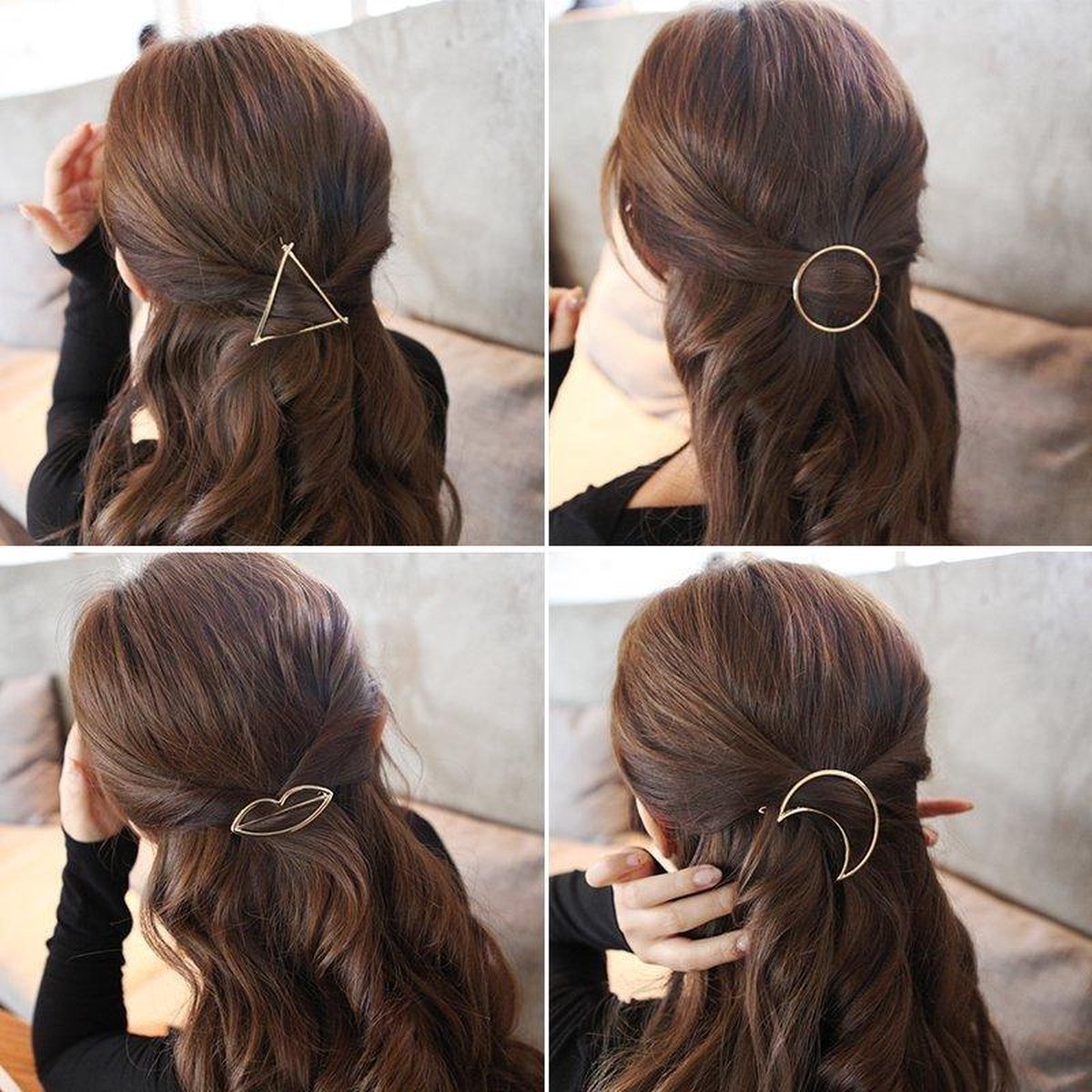 Haarspeld Cirkel - Haarspelden - Haarclips - Haarsieraden ...