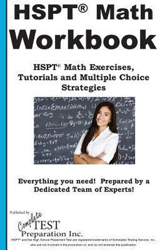 HSPT Math Workbook | 9781772451535 | Complete Test Preparation Inc ...