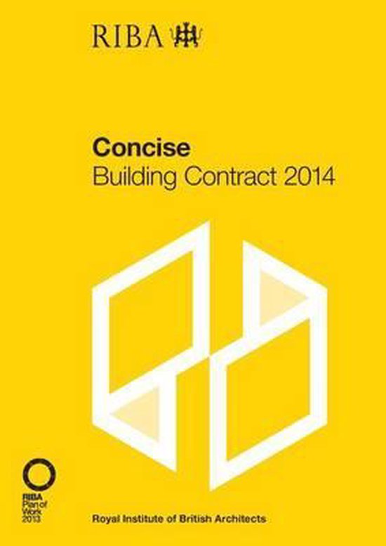 RIBA Concise Building Contract 2014 | 9781859465448 | Boeken | bol