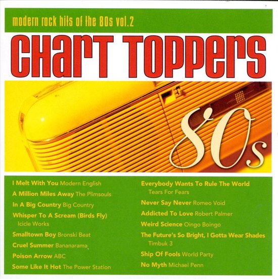 Chart Toppers: Modern Rock Hits of the 80s, Vol. 2, Modern English | CD ...