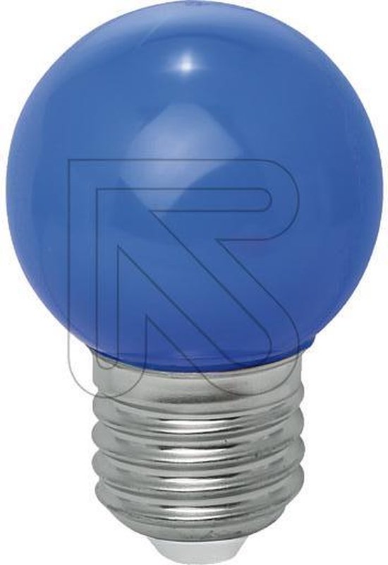 EGB LED kogellamp E27 blauw 1 Watt IP54 | bol.com