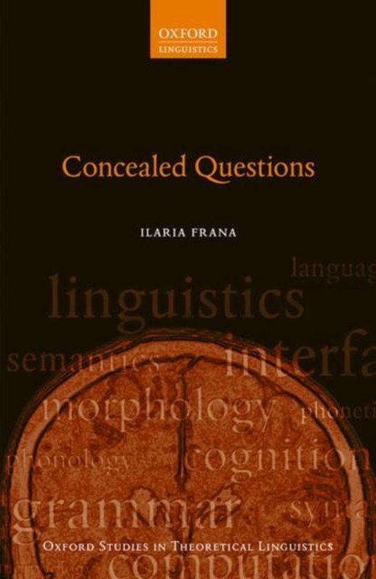 Concealed Questions | 9780199670925 | Ilaria Frana | Boeken | bol.com