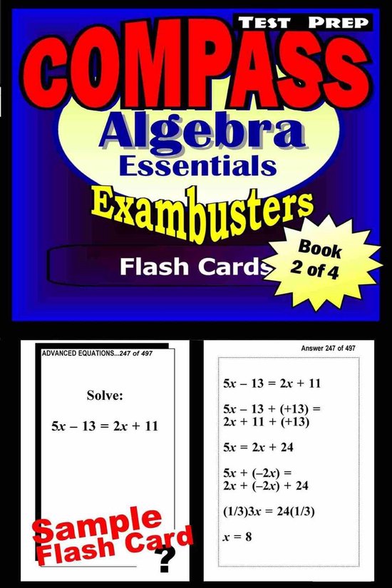 Exambusters Compass 2 - COMPASS Test Prep Algebra Review--Exambusters ...