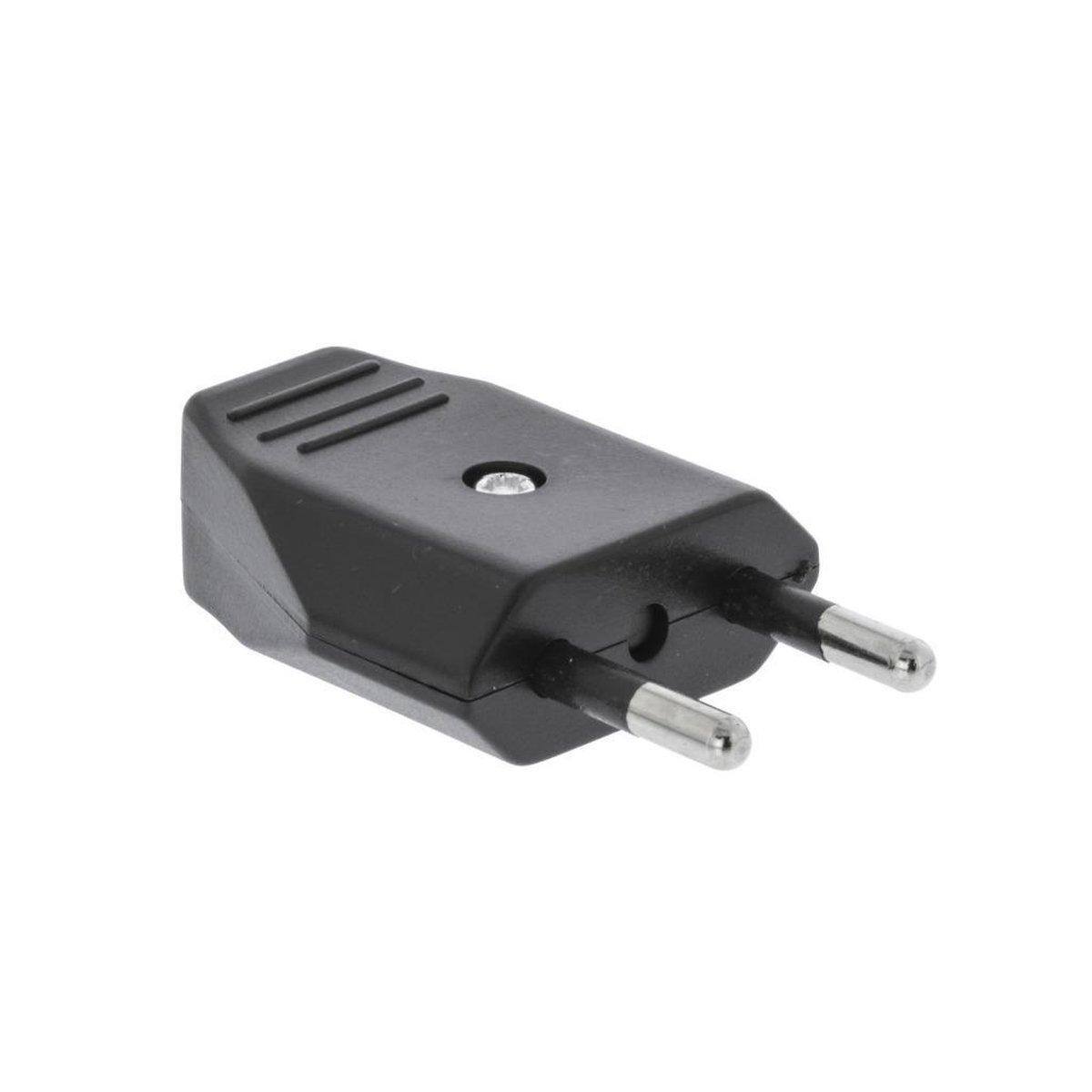 Platte Stekker 230V zwart | bol.com