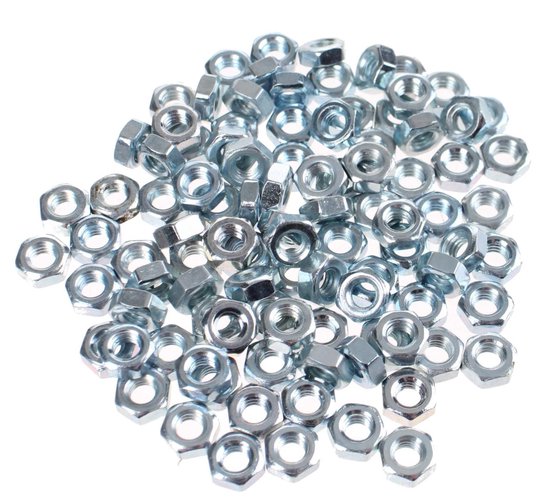 Moer M4 Verz. (100 Stuks) (221104) | bol.com