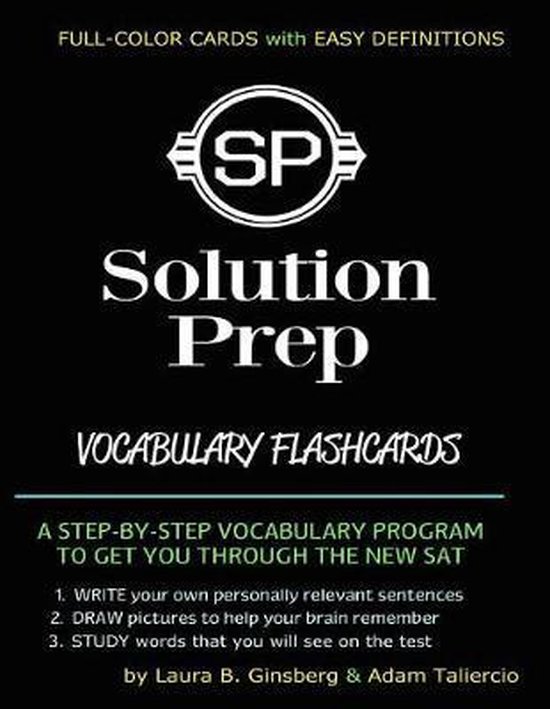 Solution Prep Vocabulary Flashcards | 9781535167307 | Adam Taliercio ...