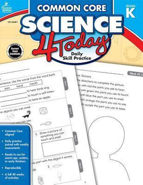 Common Core Science 4 Today, Grade K, Jennifer B Stith | 9781483811239 ...