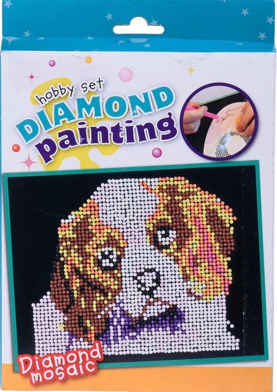 Free And Easy Hobbyset Mozaïek Diamond Hond 11-delig | bol