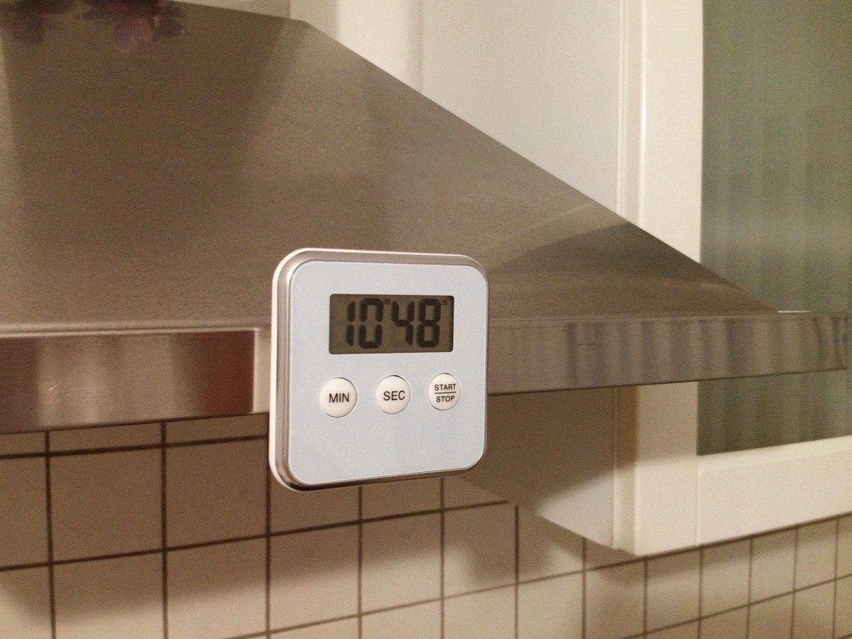 Premium Witte Magnetische Kookwekker Inclusief Standaard + Batterij ...