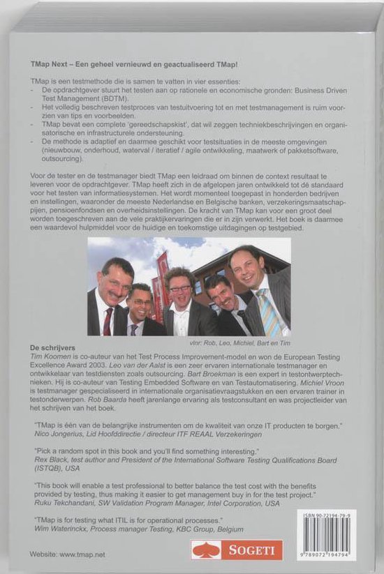 TMap Next | 9789072194794 | Tim Koomen | Boeken | bol