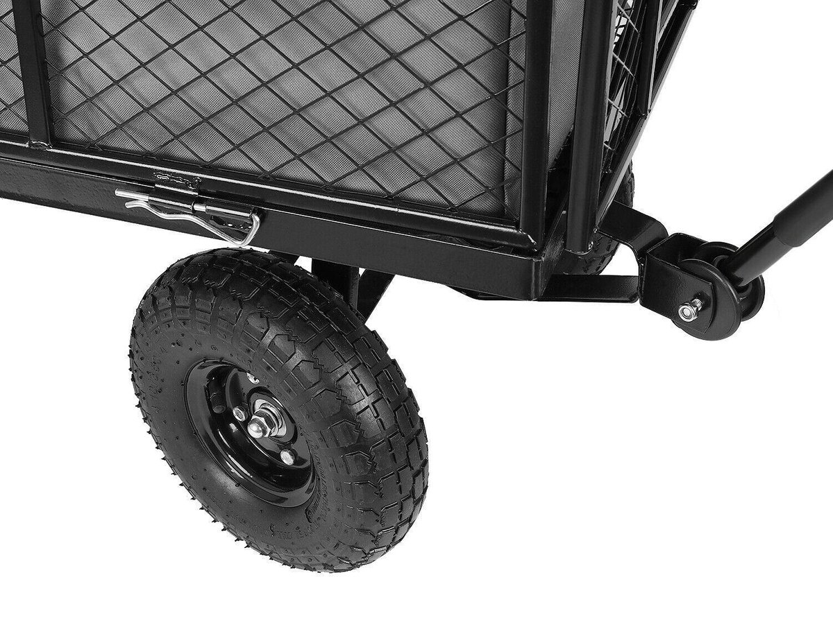 Heavy Duty Bolderkar Met Luchtbanden - Trekkar Handwagen Met Handvat ...
