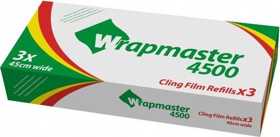 Toppits Professional Wrapmaster 4500 PVC Cling Film LMF, Breedte 45 cm ...