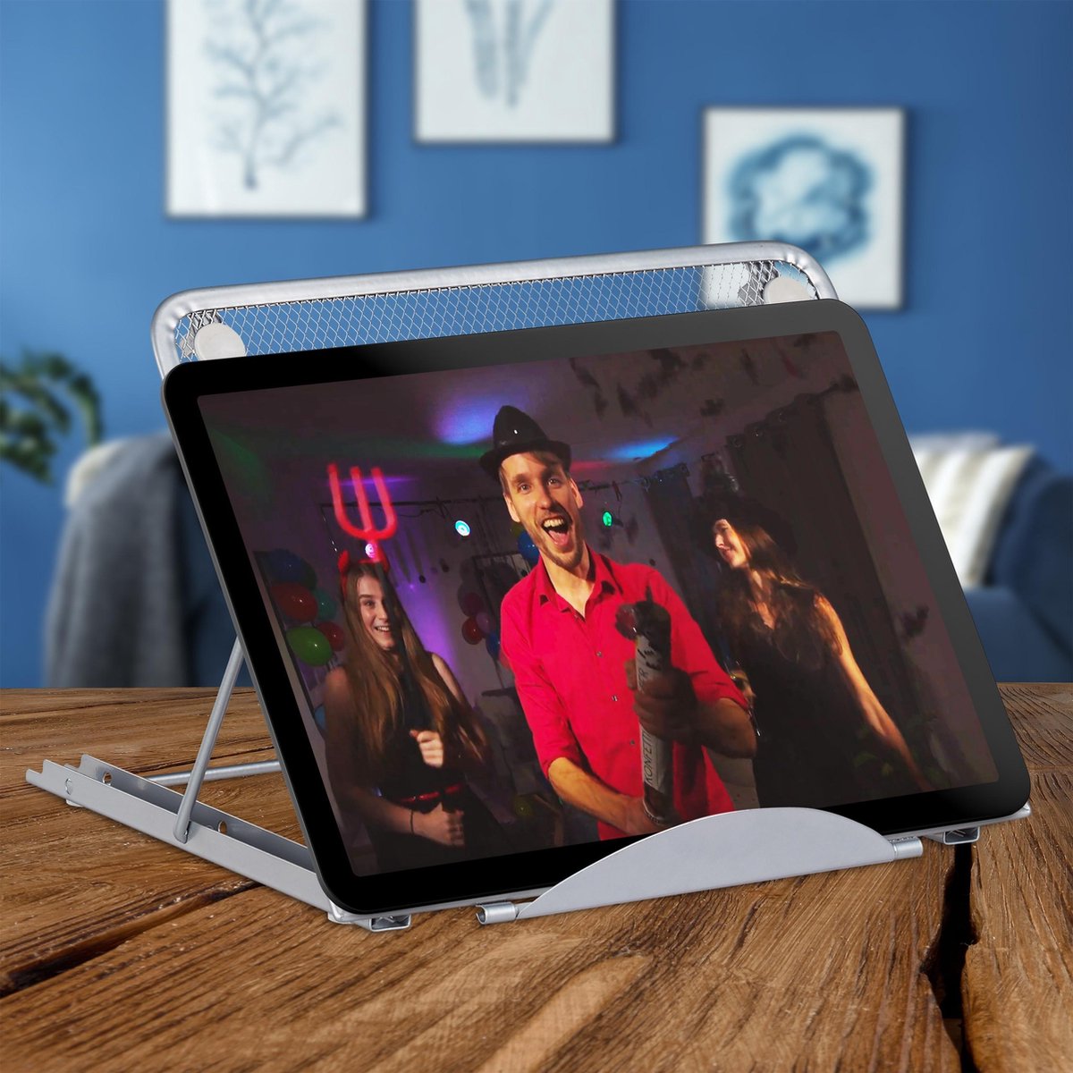 relaxdays tablet standaard - tablet houder - universeel - 12 inch ...