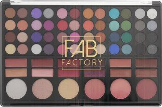 bol.com | FAB Factory Beauty palette - Complete Make Up palette - 66 ...