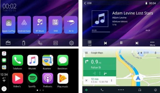 Volvo V70 & XC70 Autoradio - Android Auto & Carplay - DAB+ Navigatie | bol