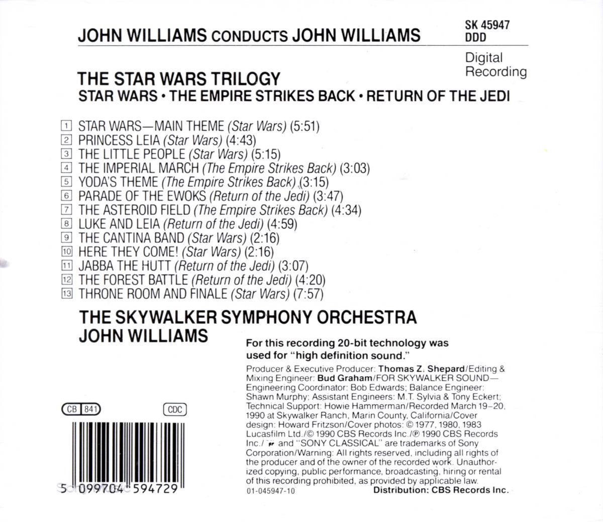 Conducts John Williams: The Star Wars Trilogy, John Williams | CD ...