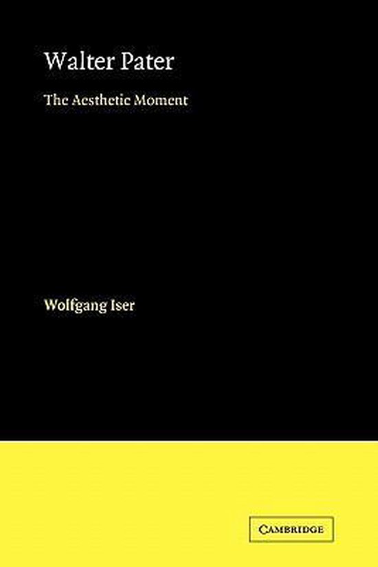 Walter Pater | 9780521179287 | Wolfgang Iser | Boeken | bol.com
