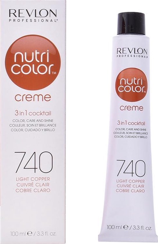 Revlon - Nutri Color Creme - 740 Copper - Tube 100 ml | bol