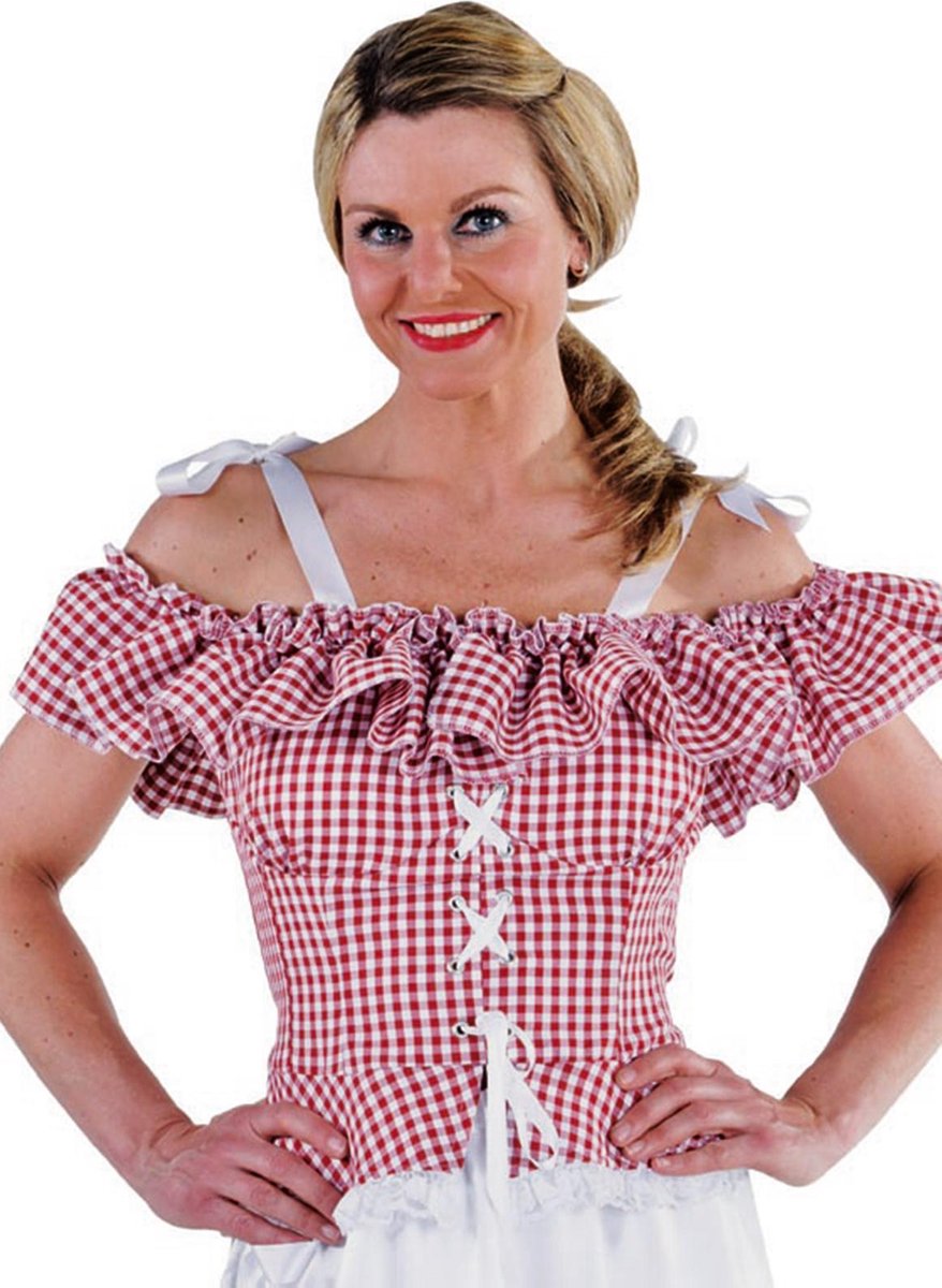 Boeren Tirol & Oktoberfest Kostuum | Verleidelijke Dirndl Blouse ...