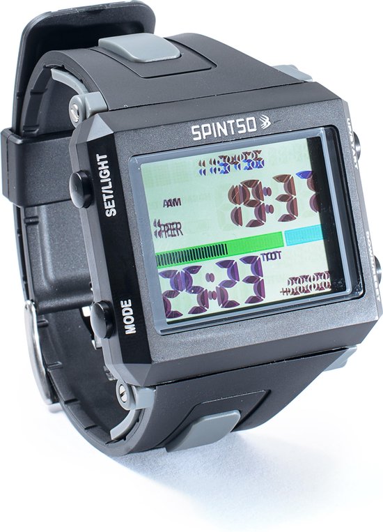 SPINTSO scheidsrechterhorloge - Scheidsrechtershorloge - Pro zwart ...