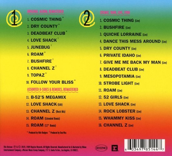 Cosmic Thing (30th Anniversary Expanded Edition), The B-52's | CD (album) | Muziek | bol.com