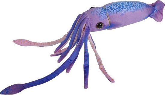 Pluche paarse octopus/inktvis knuffel 38 cm - Octopussen zeedieren ...