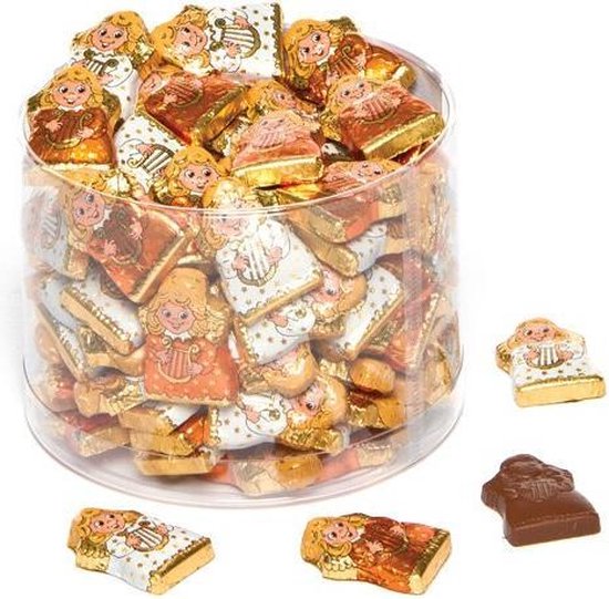 Mini chocolade engelen snoep - 10 stuks | bol