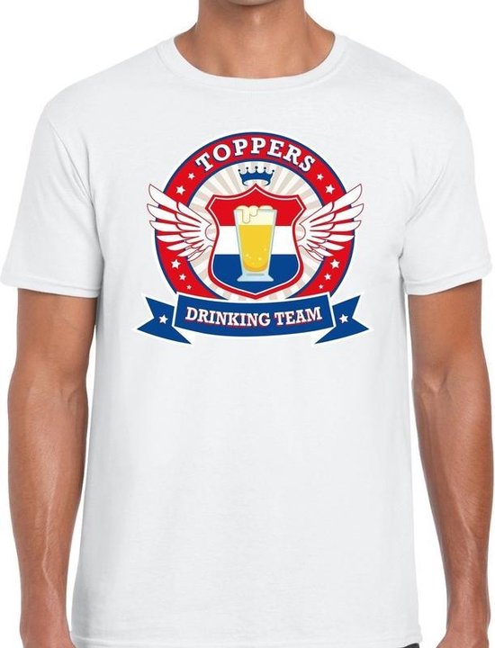 Toppers Wit Toppers drinking team t-shirt / shirt wit Toppers team ...