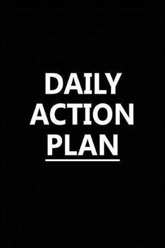 Daily Action Plan, Dartan Creations+ | 9781544754888 | Boeken | bol.com