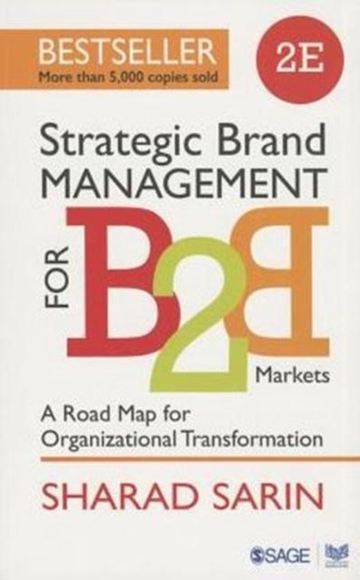 Strategic Brand Management for B2B Markets | 9789351505518 | Sharad ...