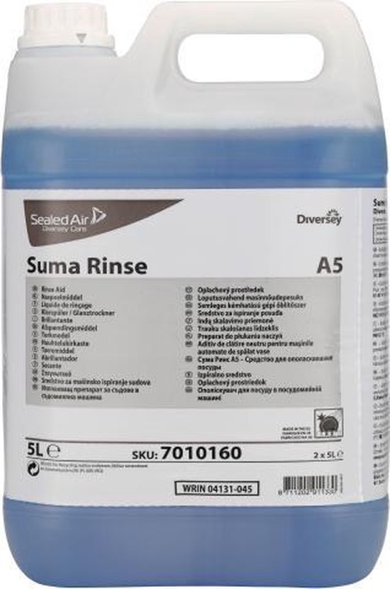 DIVERSEY Glansspoelmiddel Suma Rinse A5 | Can 5 Lliter | bol