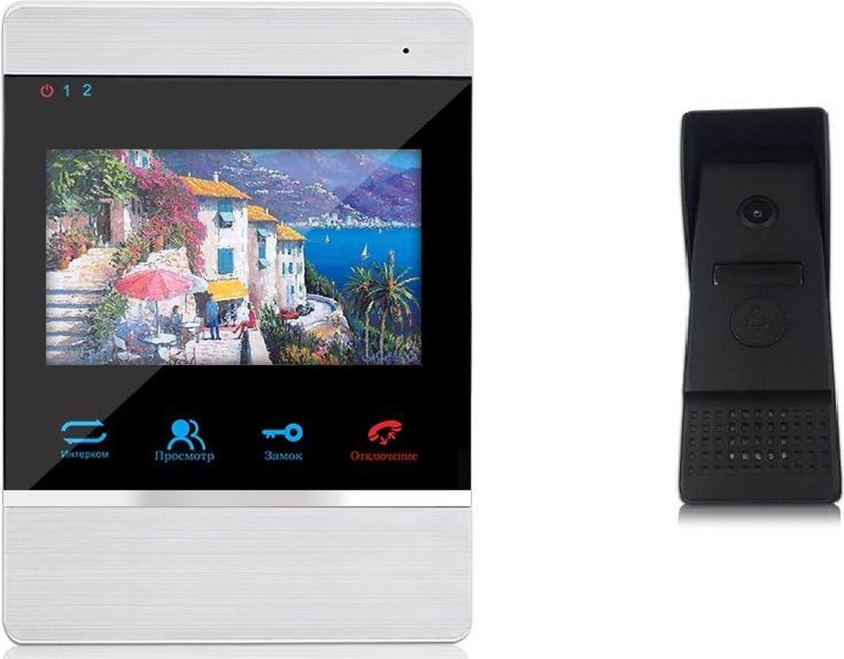 Intercom Deurbel met draad Deurintercom - 4.3'' inch Kleurenmonitor en 920P AHD... | bol