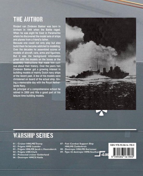 Warship 8 - Destroyer HNLMS Kortenaer | 9789086161980 | Rinder van ...