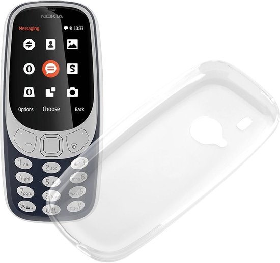 MP Case Transparant back cover voor Nokia 3310 2G (2017) Achterkant ...