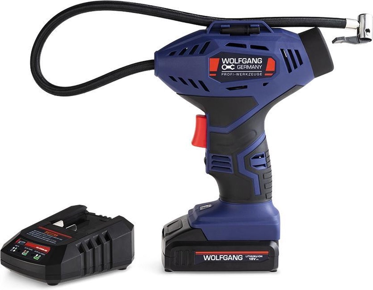 bol.com | WOLFGANG Compressor - 18V - Draagbare Luchtcompressor ...
