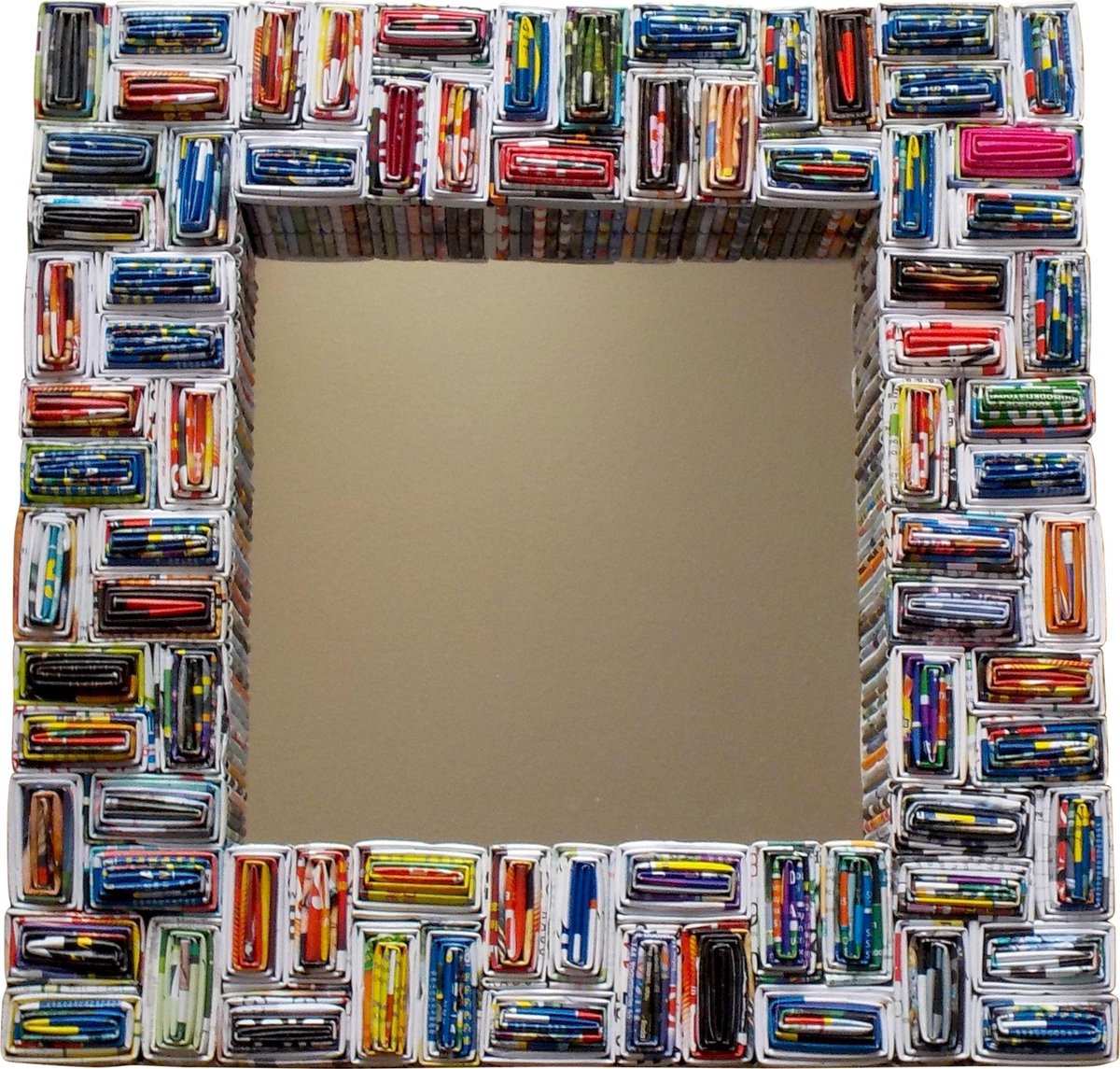 Spiegel Paper Art vierkant 40 cm | bol.com