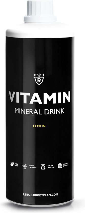 Rebuild Body Plan Vitamin Mineral Drink - Vloeibaar 1000 ml - Limoen ...