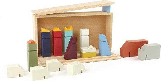 Ikonic Toys - Houten Kerststal - Floris Hovers | bol.com