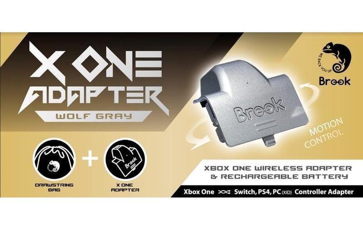 Brook X One Adapter - Xbox One to Switch/PS4/PC (XID) with Battery Pack ...