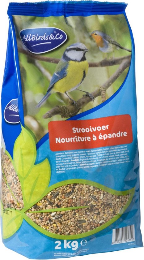 Allbirds&Co Strooivoer - Vogelvoer - 2 Kg | bol