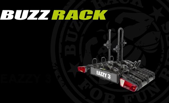 Buzz Rack Eazzy 3 - opvouwbaar fietsendrager 3 fietsen | bol